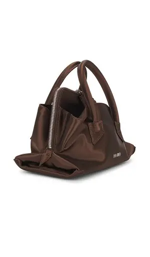 Attico La Passeggiata Mini Top Handle Bag - Dark Brown