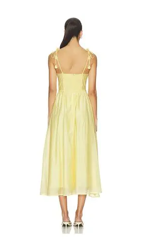 Astr The Label Halcyon Midi Dress With Tie Straps