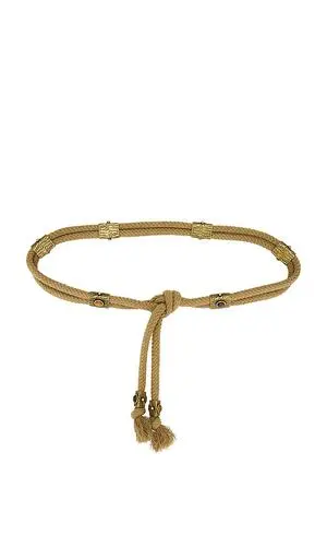 Isabel Marant Étoile Aleea Self-tie Belt - Khaki