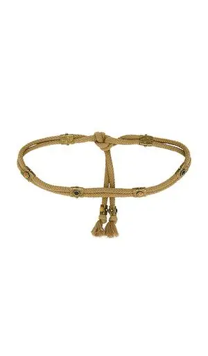 Isabel Marant Étoile Aleea Self-tie Belt - Khaki