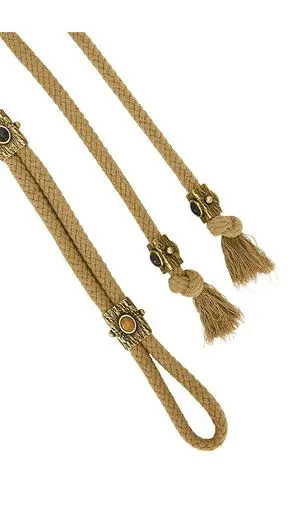 Isabel Marant Étoile Aleea Self-tie Belt - Khaki