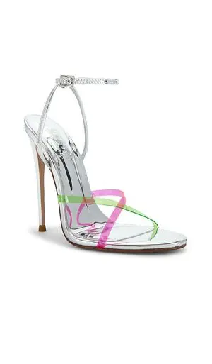 Femme La X Ale Metallic Stiletto Sandals