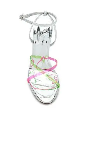 Femme La X Ale Metallic Stiletto Sandals