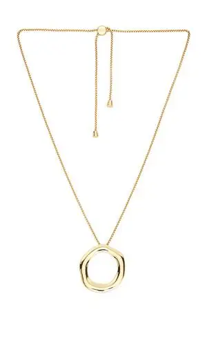 Ettika Open Circle Adjustable Chain Necklace