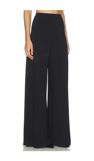 Norma Kamali X Lifestyle Bias Pant - Black