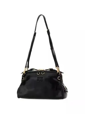 Miu Miu Leather Handheld Bag - Black