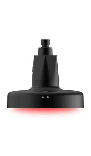 HIGHERDOSE Red Light Shower Filter In Black - Matte Black