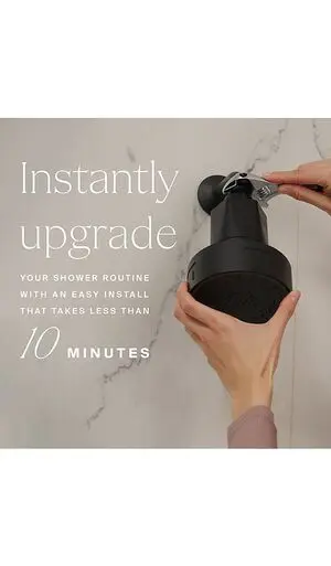 HIGHERDOSE Red Light Shower Filter In Black