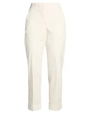 Peserico Cotton Elastane Pants - Ivory