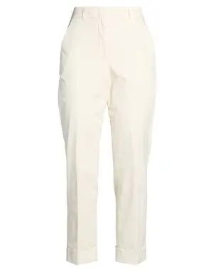 Peserico Cotton Elastane Pants - Ivory