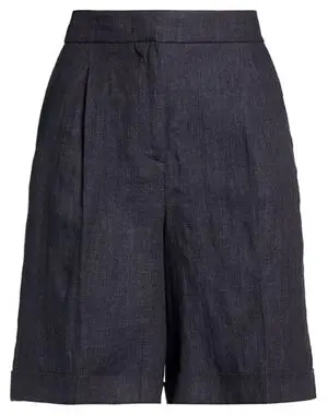 Peserico Peserico Linen Shorts Blue