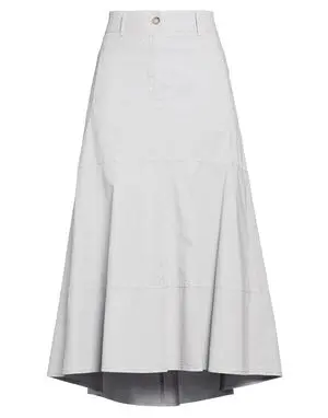 Peserico Midi Skirt In Cotton And Lyocell Blend