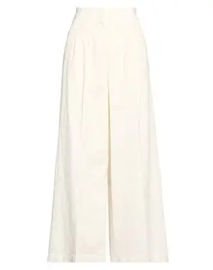 Peserico Wide-leg Easy Pants - Ivory