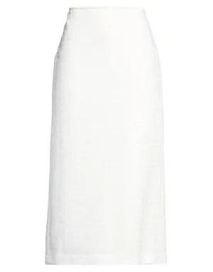 Peserico Sequin-appliquéd Midi Skirt - White