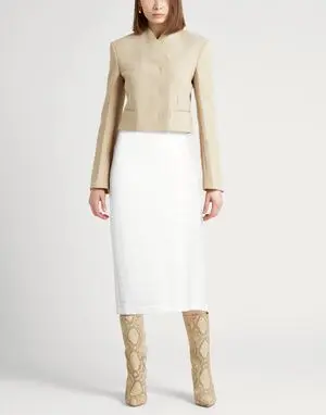 Peserico Sequin-appliquéd Midi Skirt - White