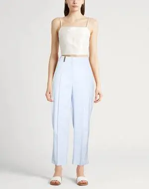 Peserico Linen & Virgin Wool Straight-leg Pants
