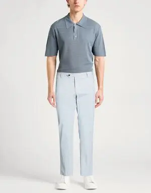 HACKETT Tapered Light Cotton-blend Trousers - Blue