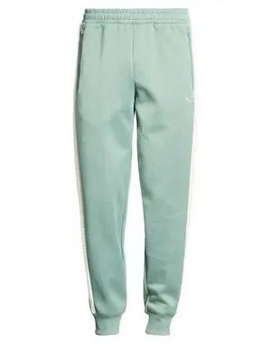 PUMA Pants Light Size Polyester, Cotton - Green