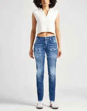 Dsquared2 Cotton Elastane Jeans - Blue