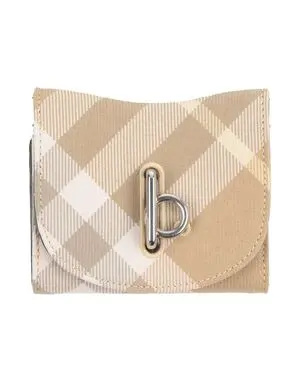 Burberry Wallet Polyester, Wool, Lambskin - Beige
