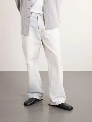 Our Legacy Third Cut Straight-leg Printed Jeans - Neutrals