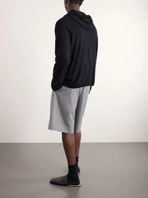 Our Legacy Knitted Silk Hoodie - Black