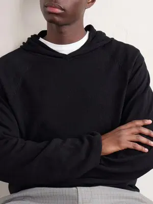 Our Legacy Knitted Silk Hoodie - Black
