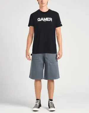 BIKKEMBERGS T-shirt Size Cotton, Elastane