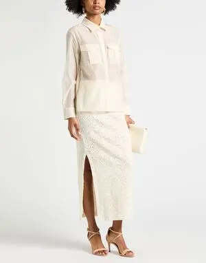 Peserico Cotton And Silk Shirt - Beige