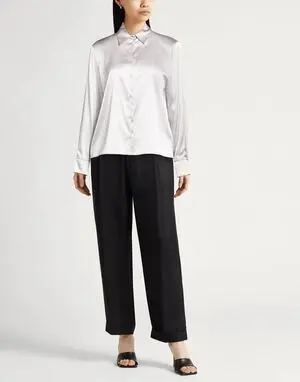Peserico Silk & Elastane Button-up Shirt - Grey
