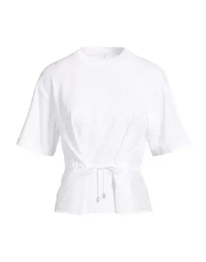Peserico Cotton Blend T-shirt With Drawstring Waist