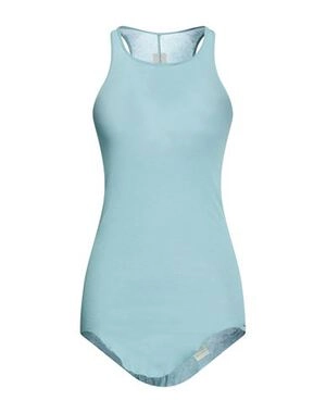 Rick Owens Cotton Tank Top Deep Teal