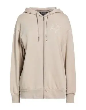 Armani Exchange Cotton-blend Fleece Sweatshirt - Beige