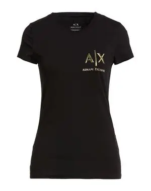Armani Exchange Cotton Blend T-shirt - Black