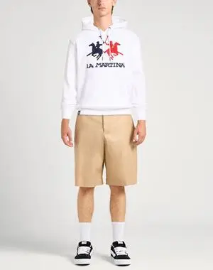 LA MARTINA Cotton-blend Fleece Sweatshirt - White
