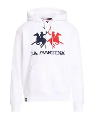 LA MARTINA Cotton-blend Fleece Sweatshirt - White