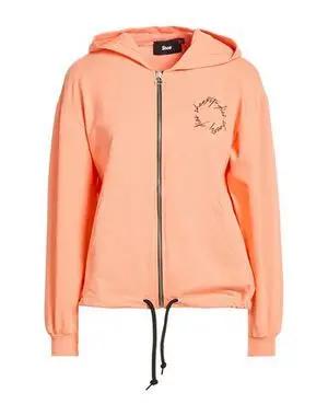 SHOE Hooded Zip Up Sweatshirt - Orange