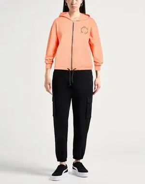 SHOE Hooded Zip Up Sweatshirt - Orange