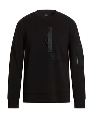 Armani Exchange Sweatshirt In Cotton, Polyester, And Elastane