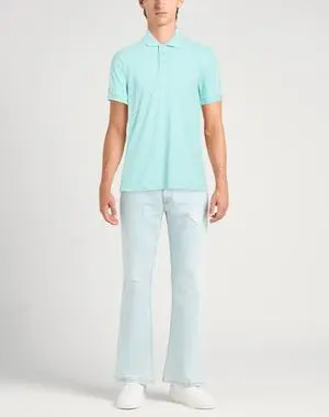Armani Exchange Polo Shirt Size Cotton, Elastane - Blue