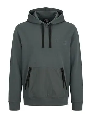 Armani Exchange Sweatshirt In Light Cotton Blend - Green