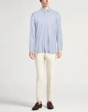 HACKETT Shirt Size Cotton, Lyocell - Blue