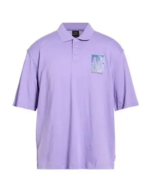 Armani Exchange Polo Shirt Size Cotton - Purple