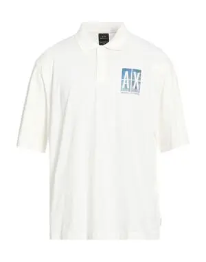 Armani Exchange Polo Shirt Size Cotton - White