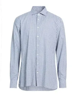 HACKETT Shirt Size Cotton, Lyocell - Blue