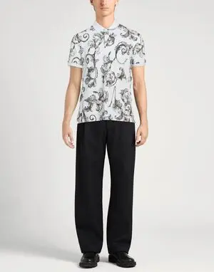 Versace Polo Shirt Size Cotton, Polyester, Polyamide