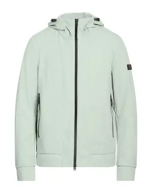 Peuterey Polyester And Elastane Windbreaker Jacket - Light Green