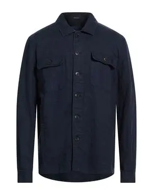 DRUMOHR Jacket Size Linen - Blue