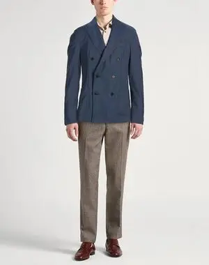 DRUMOHR Blazer Slate Size Virgin Wool, Mohair Wool
