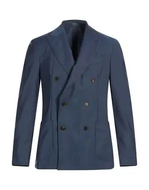 DRUMOHR Blazer Slate Size Virgin Wool, Mohair Wool